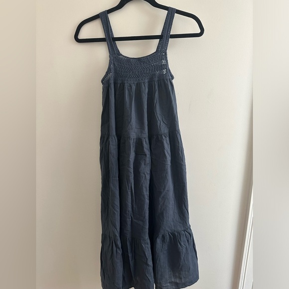 Universal Thread | Dresses | Long Dark Blue Summer Dress Xs | Poshmark